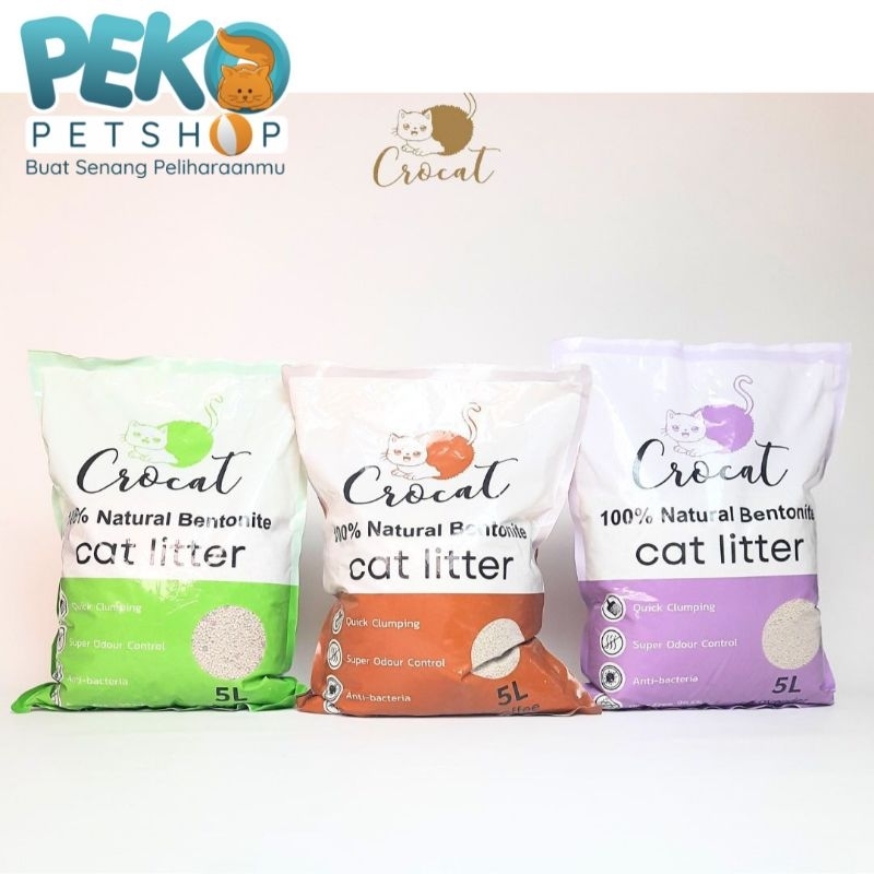 Jual pasir gumpal wangi 10 Liter Crocat | Shopee Indonesia