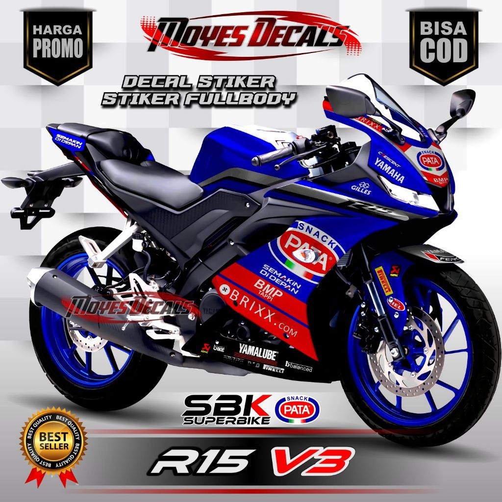 Jual Promo Special Decal Stiker Variasi Fullbody Yamaha R15 Design ...