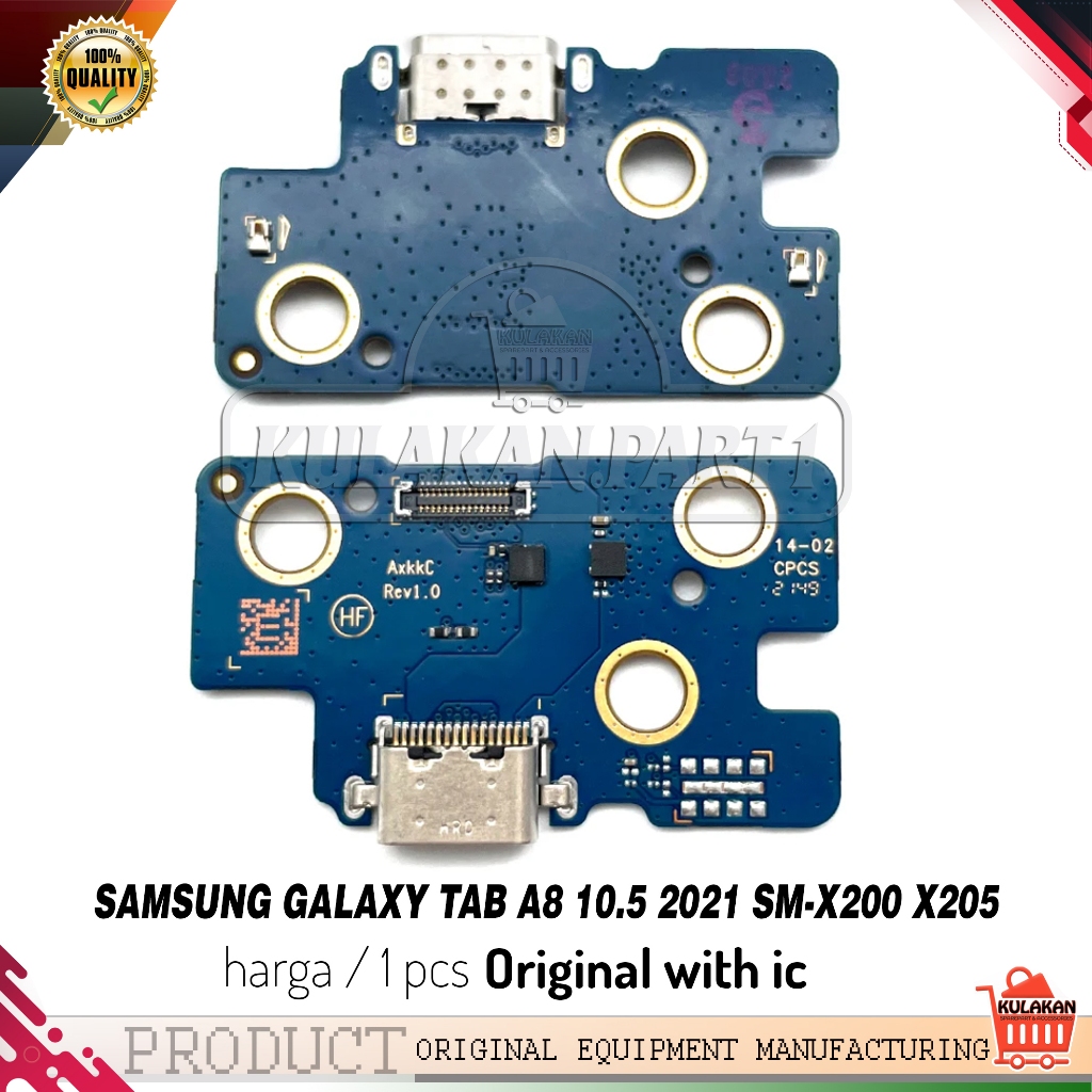 Jual FLEXIBEL PCB CAS SAMSUNG TAB A8 10.5 2021 PAPAN CAS SAMSUNG X200 ...