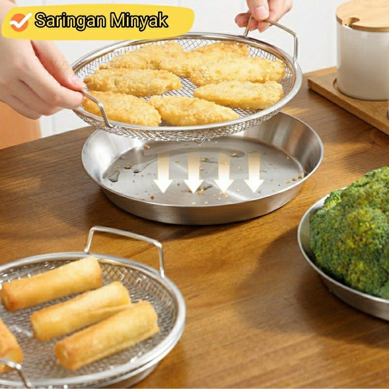 Jual Penyaring Minyak Makanan Goreng (Hanya Penyaring saja) - Saringan ...