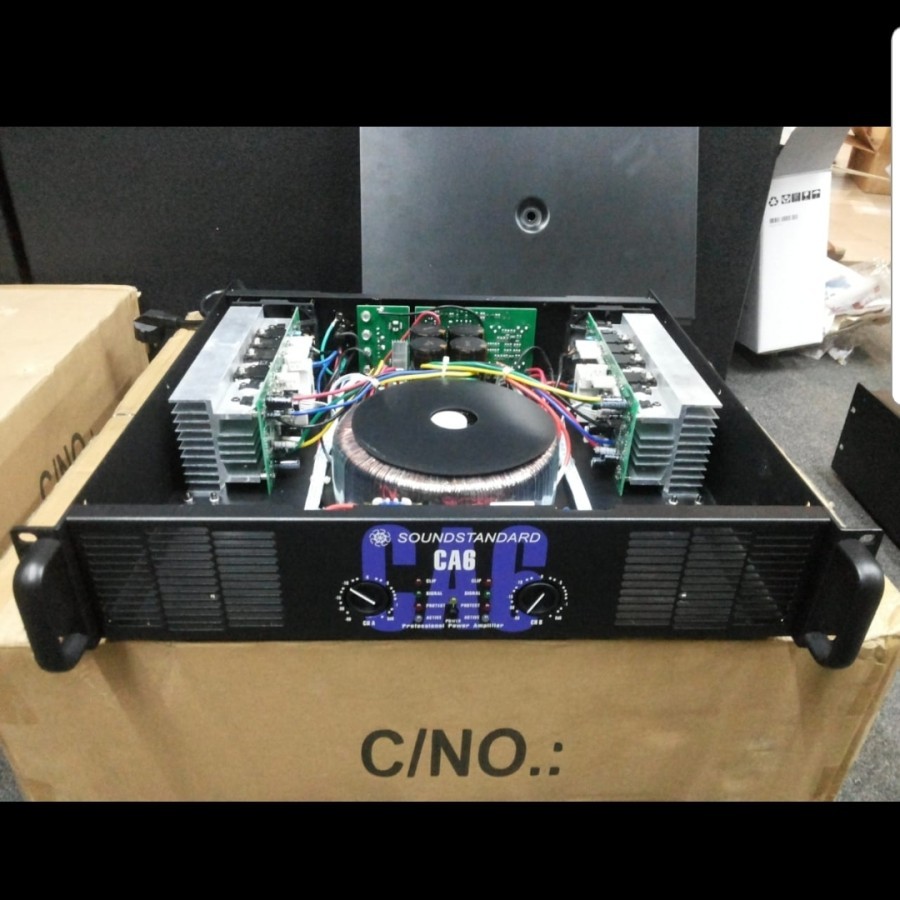 Jual Power Amplifier Soundstandard Ca6 Body Panjang Ampli Sound ...