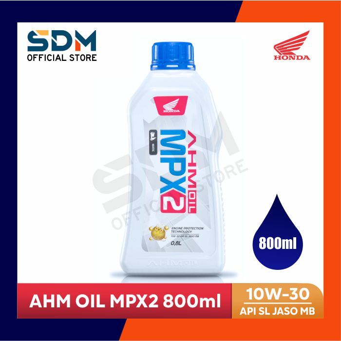 Jual Oli AHM MPX2 Oli Matic 10W-30 0,8 L 100% Original | Shopee Indonesia