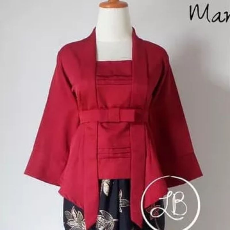 Jual Rohmah Kebaya - Atasan Kebaya Floy Kutubaru Pita / Atasan Kebaya ...