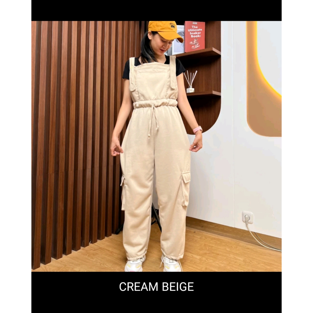 Jual IVANKA JUMPSUIT OVERALL CARGO || BAJU KODOK WANITA (IC) | Shopee Indonesia