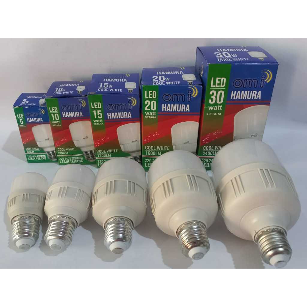 Jual Lampu Murah Led Capsule Omi HAMURA 5watt Led Terang Led Tabung | Shopee Indonesia