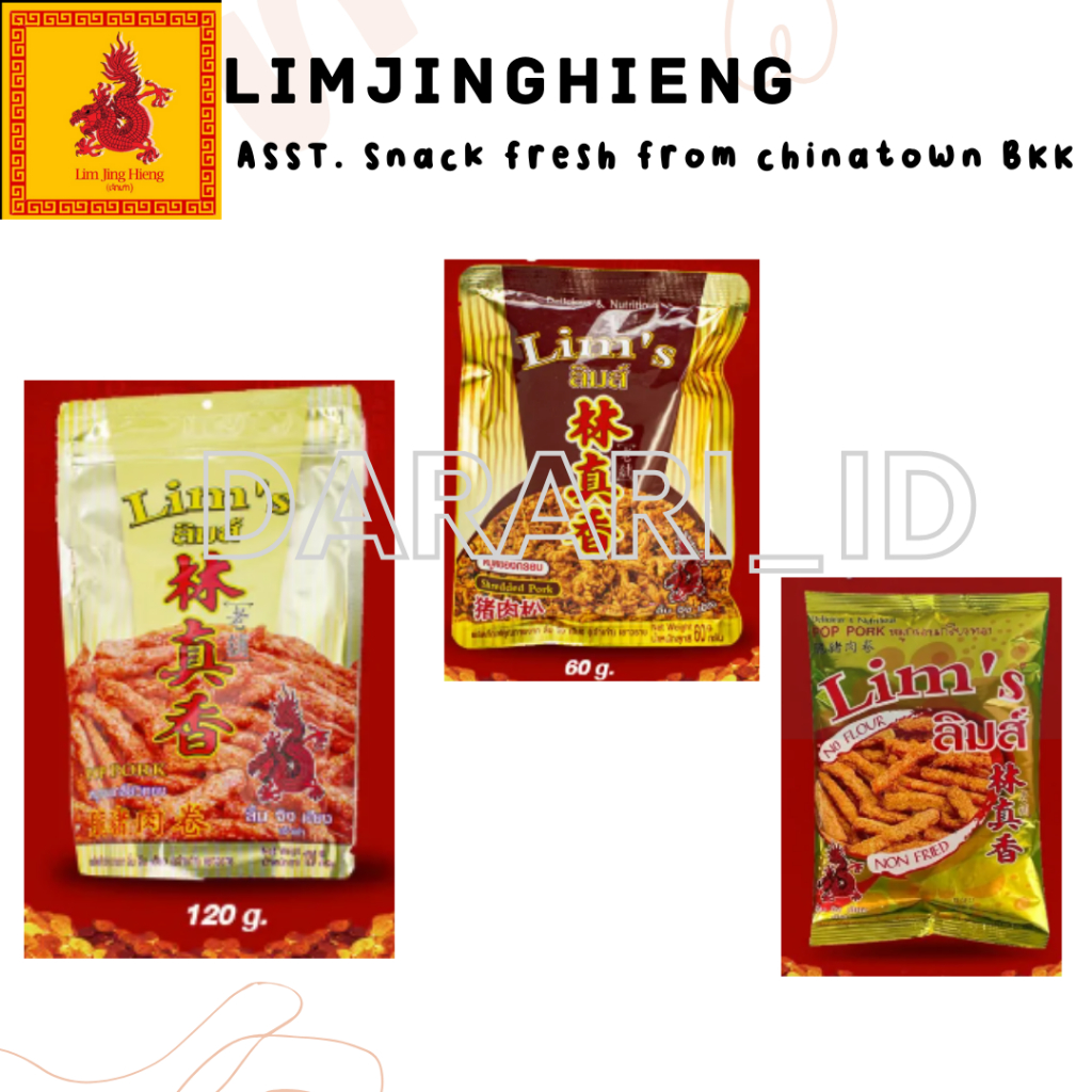 Jual LIM JINGHIENG POP PORK CHINATOWN THAILAND SNACK BABI BANGKOK ABON ...