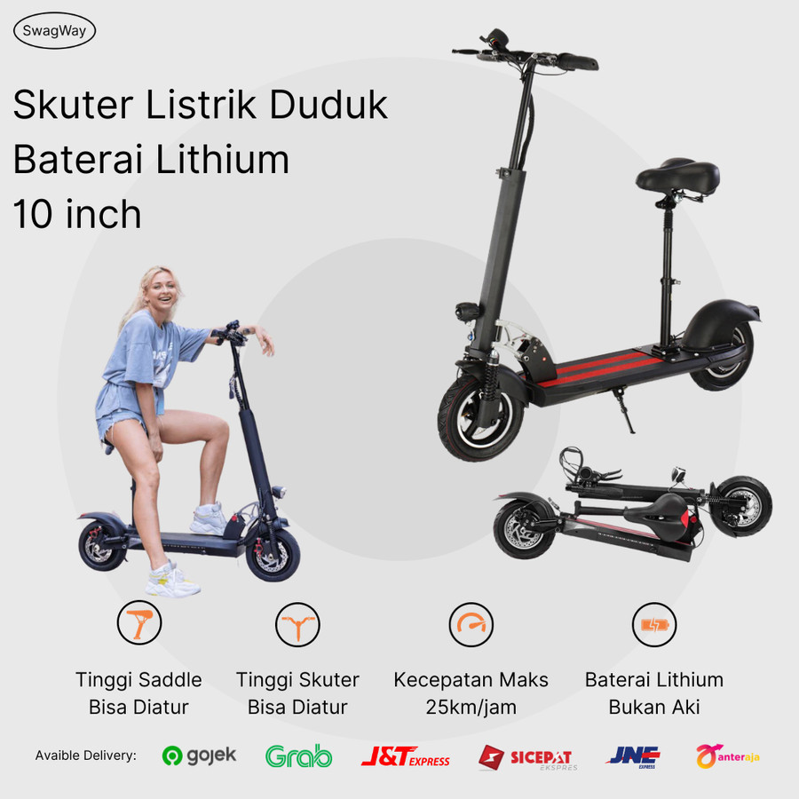 Jual Motor Listrik Electric Bike Electric Scooter Skuter Elektrik ...