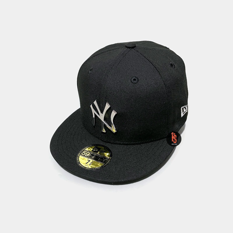 Jual TOPI NEW ERA ORIGINAL 5950 METAL NEW YORK YANKEES BLACK SILVER ...