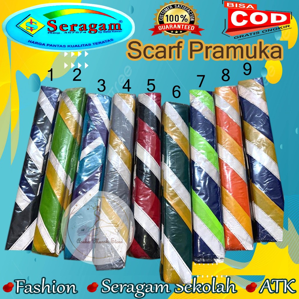 Jual Scarf Pramuka Jumping Menyala Syal Pramuka Jumping | Shopee Indonesia