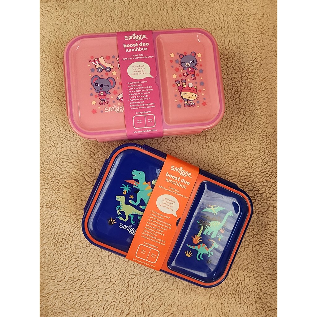 Jual Smiggle Boost Duo sml Movin - Kotak Makan Smiggle (Original ...