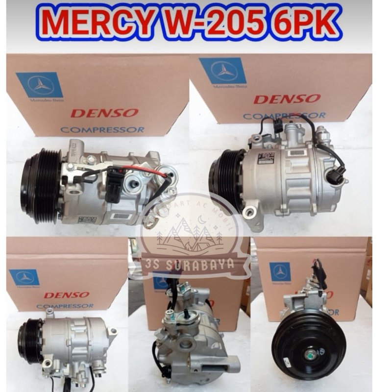 Jual Kompresor Mercy W205 Mercedes Benz W 205 6 Pk Ac Mobil Compressor ...