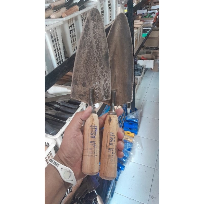 Jual Sendok semen baja 25cm galur asli sekop acian tukang bangunan ...