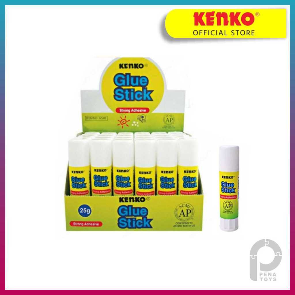 Jual Lem Kertas Glue Stick KENKO 25g ( per Pcs ) | Shopee Indonesia
