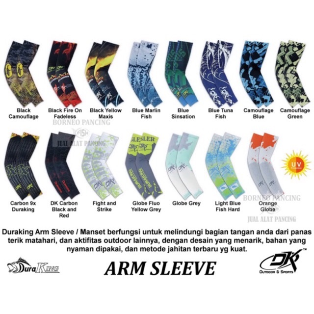 Jual MANSET TANGAN DURAKING ARM SLEEVE | Shopee Indonesia