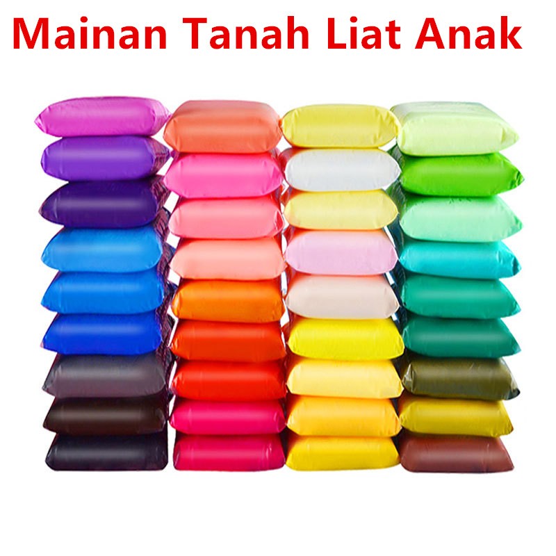 Jual Mainan Anak-anak Tanah Liat Warna Lembut Mainan Buatan Tangan Set ...