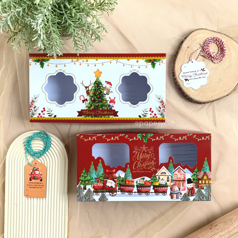 Jual Box Dus Kotak Kue Cookies Natal / Christmas 29 x 14.5 x 6 cm ...
