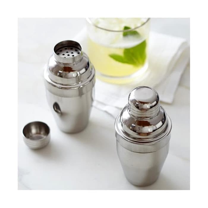 Jual Shaker Cocktail Stainless Steel Botol Pengocok Minuman Plastik ...