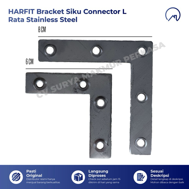 Jual Plat Siku L Segitiga / Plat Siku T Konektor Connector Sambungan ...