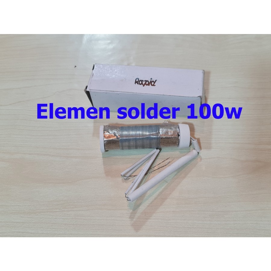 Jual elemen solder 100w - element solder 100 watt - Merk RAPID 100watt ...