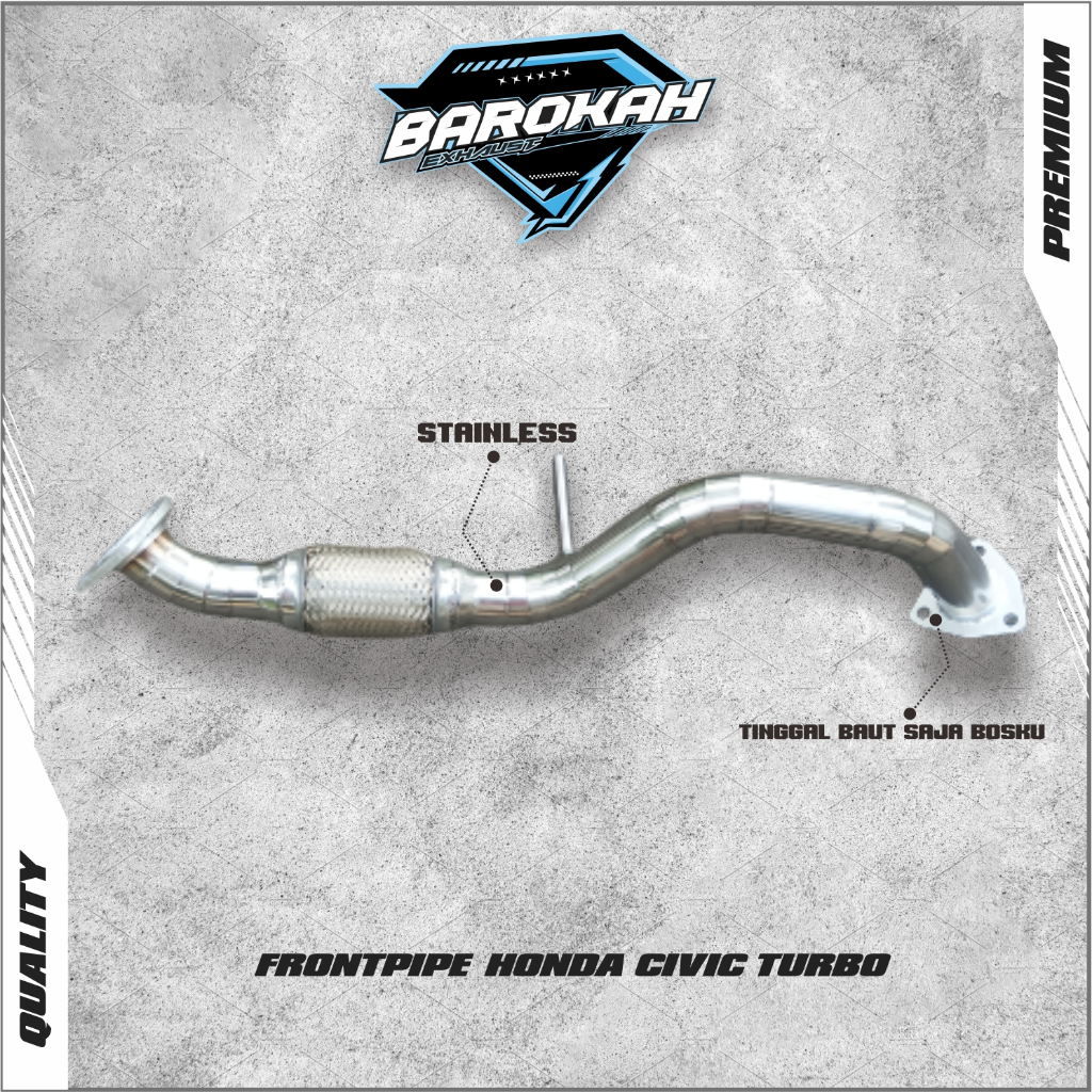 Jual Frontpipe Honda Civic Turbo - Civic Hatchback - Civic Type R - CRV ...