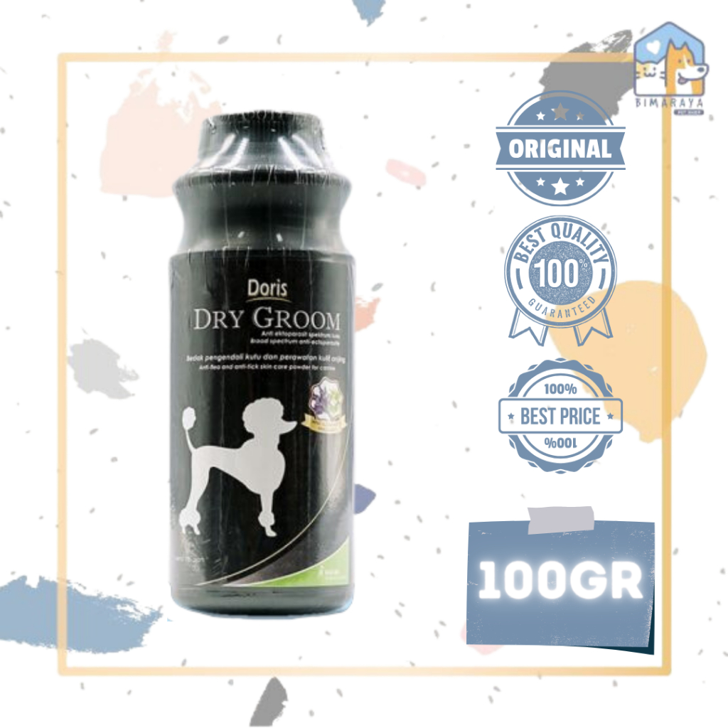 Jual DORIS DRY GROOM BY KALBE 100GR // BEDAK ANJING | Shopee Indonesia