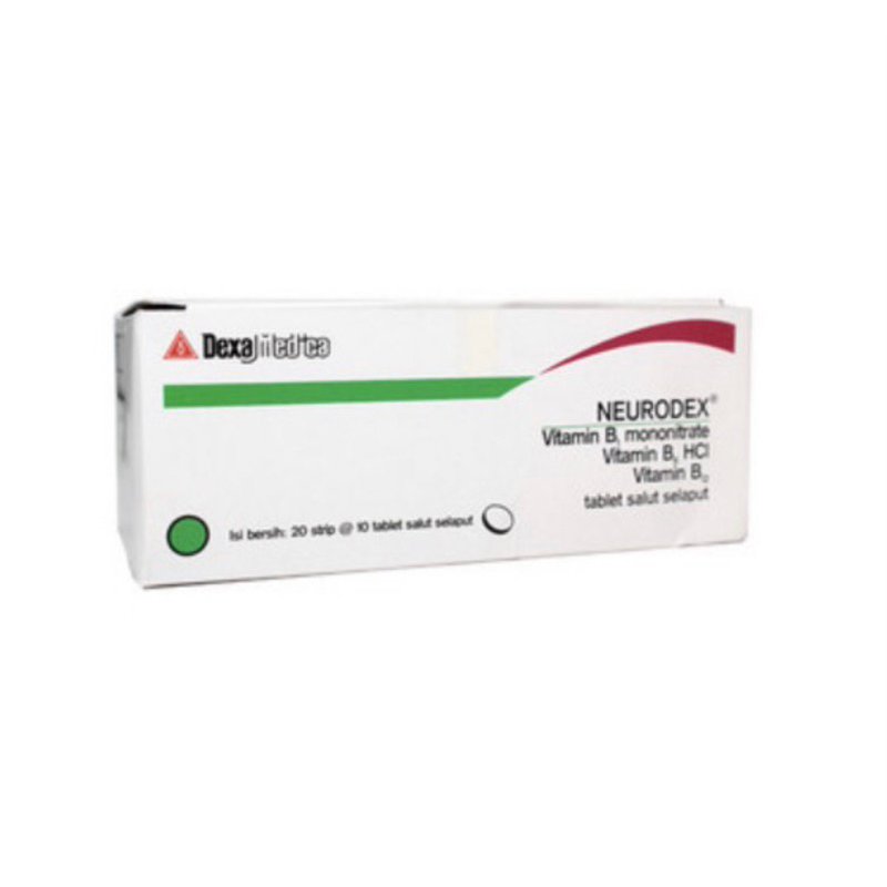 Jual Neurodex strip 10 tablet ( multivitamin pegal lelah kesemutan ...