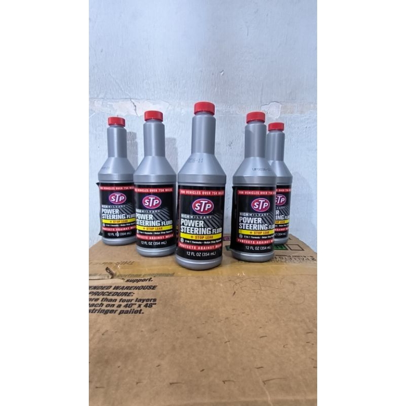 Jual Oil/Oli/Minyak Powersteering STP + STOP LEAK (Pelumas Cegah Rembes ...