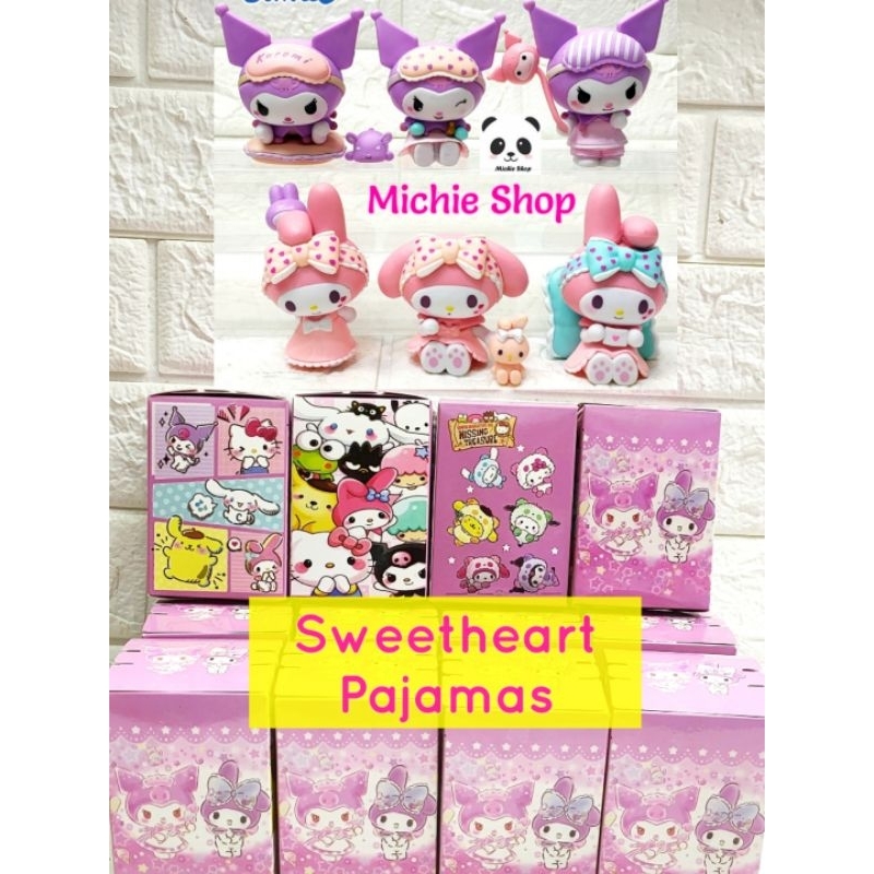 Jual Blind Box Sanrio Random Collection Topper Gifts Doll Hello Kitty Cinnamoroll Kuromi My ...