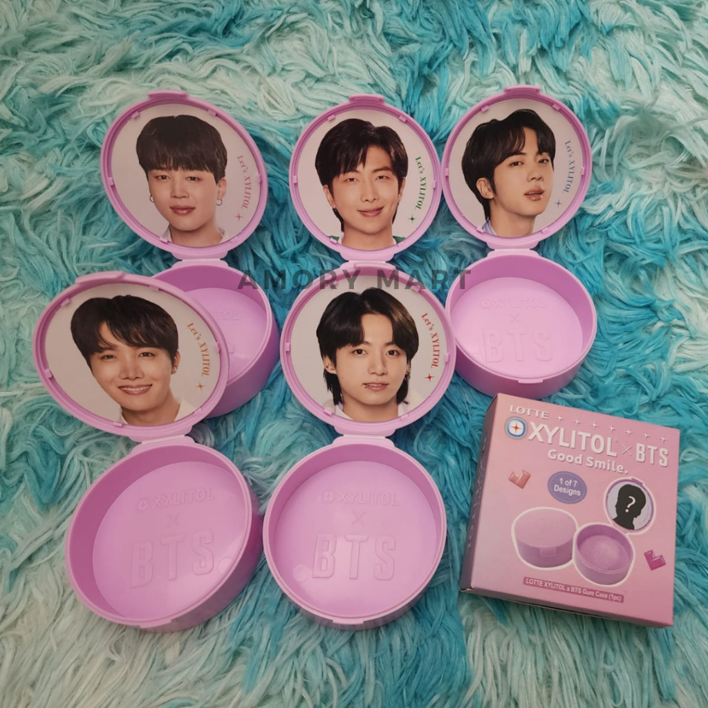 Jual Official Gum Case Lotte Xylitol x BTS / Special Gum Case Xylitol ...
