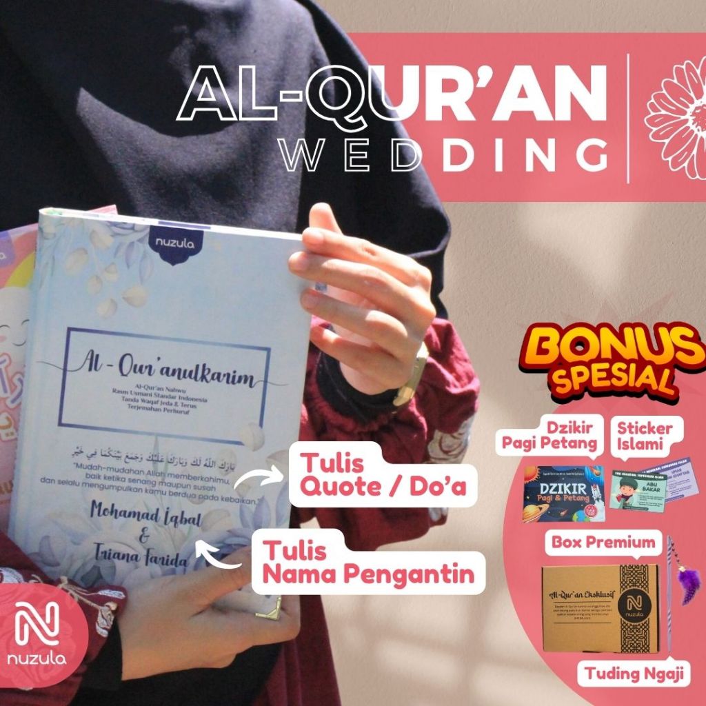 Jual Al Quran Custom Wedding - Mahar Seserahan Nikah Hantaran ...