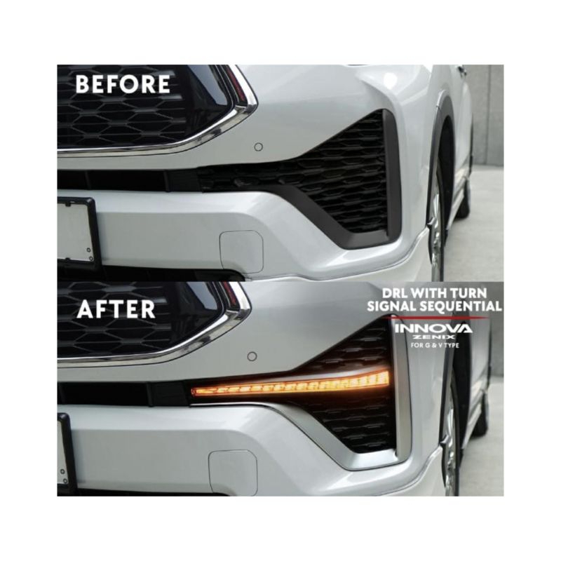 Jual LED DRL FOGLAM INNOVA ZENIX 1SET ( L & R ) | Shopee Indonesia