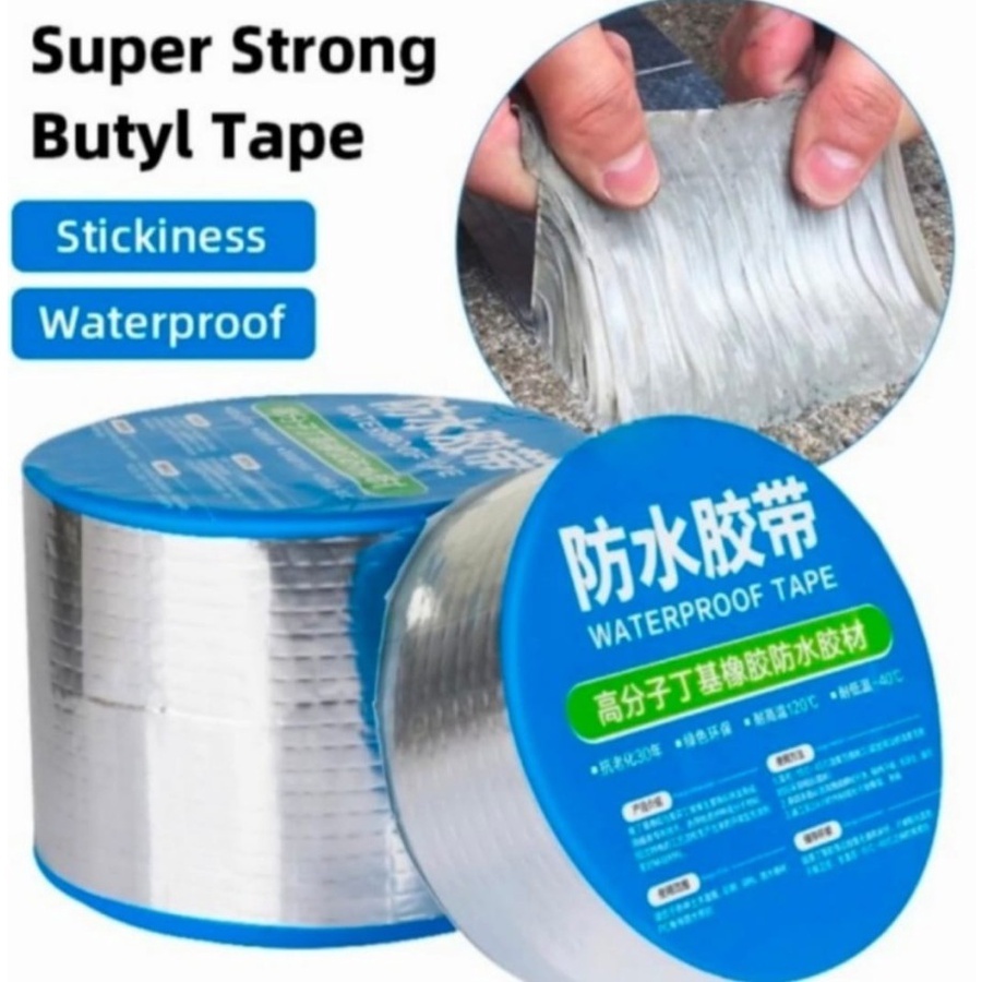Jual Lakban Anti Bocor Anti Air Aluminium Foil Waterproof Tape ...