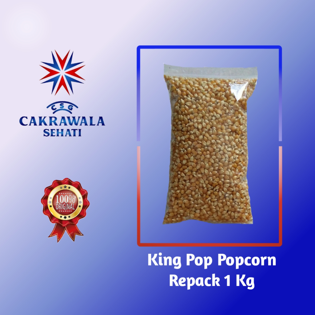 Jual King Pop Yellow Popcorn repack 1 kg | Shopee Indonesia