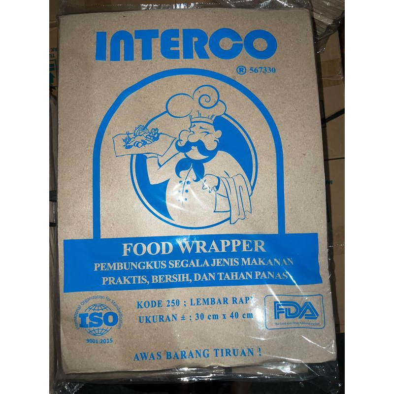 Jual Kertas Nasi Interco 2kg | Shopee Indonesia
