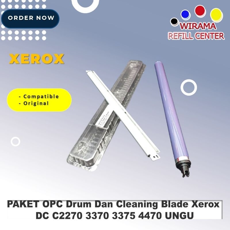 Jual Paket OPC DRUM Dan Cleaning Blade Fuji Xerox DC C2270 3370 3375 ...