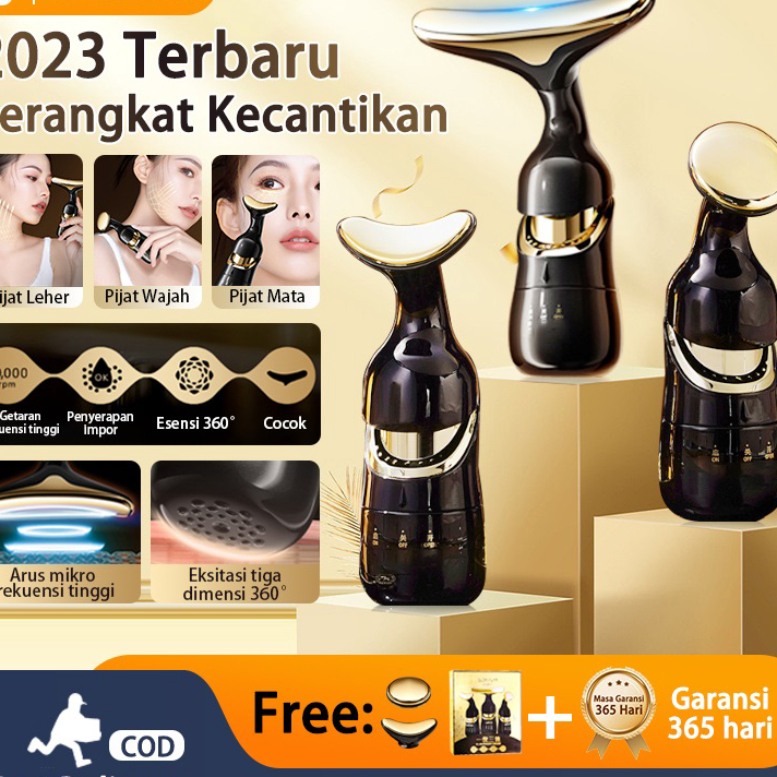 Jual Keeone 3 IN 1 Alat Pijat Pengencang Kulit Wajah dan Leher dan Mata ...