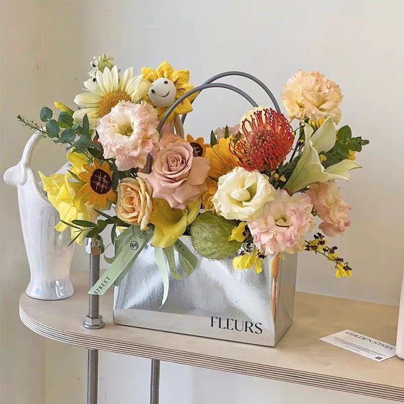 Jual B37 Kotak Bunga Silver | Kotak Bunga | Kotak Rectangle | Kotak ...