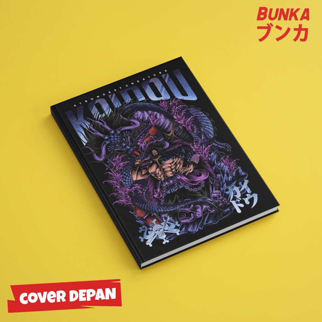 Jual Note Book Aesthetic Anime One Piece Kaido Kaidou Strongest Design ...