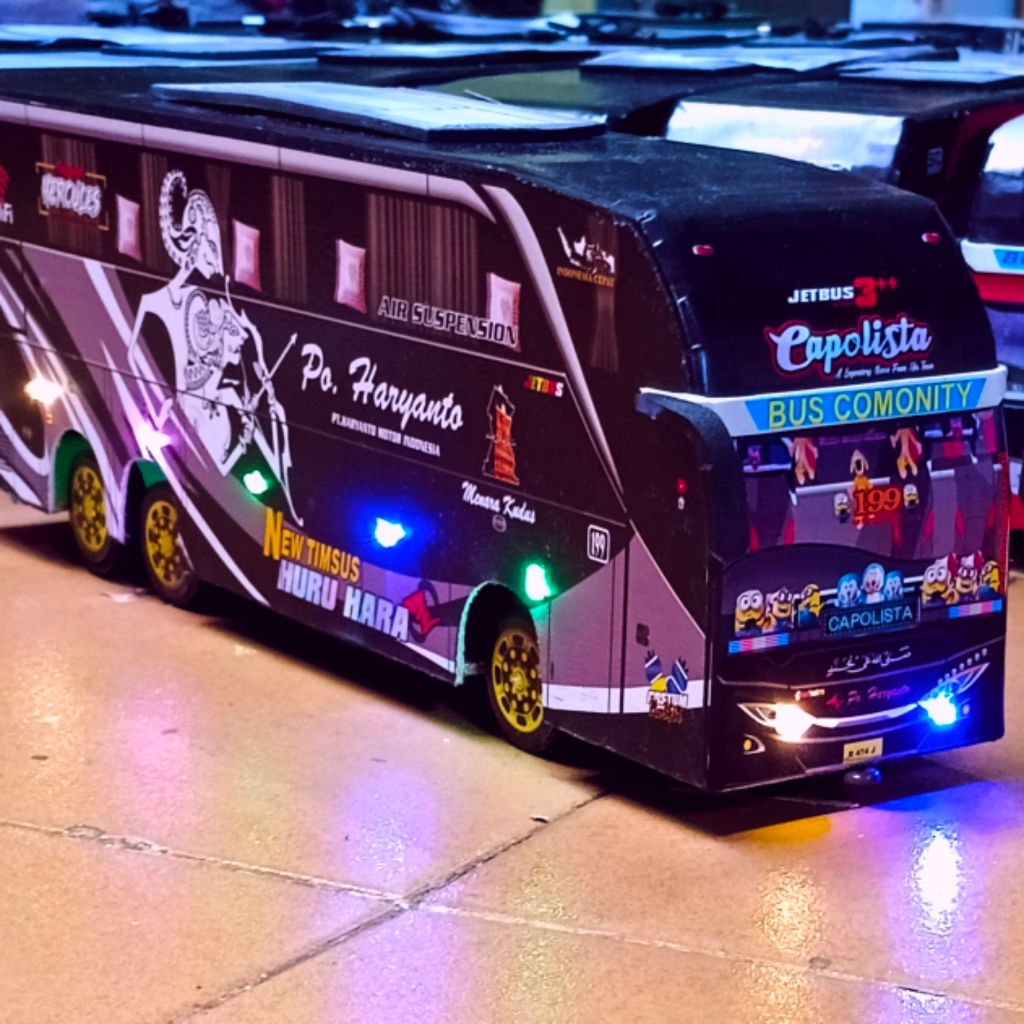 Jual MINIATUR BUS TELOLET BASURI UKURAN JUMBO (BISA BIKIN PO BUS APA ...