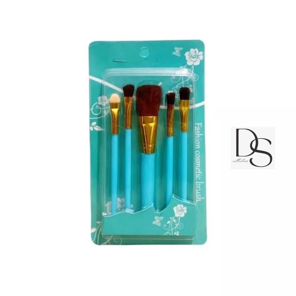 Jual Kuas Make Up Set 5 IN 1 / brush make up set / set brush make up ...
