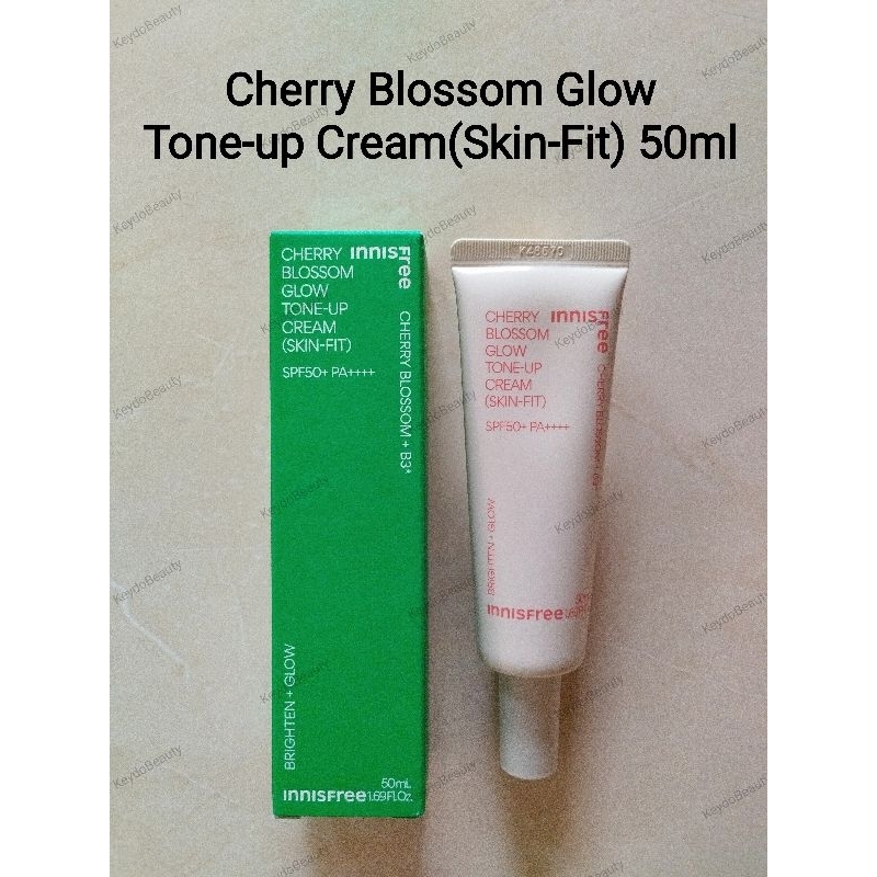 Jual Innisfree Cherry Blossom Glow Tone Up Cream Skin Fit SPF50+ PA ...