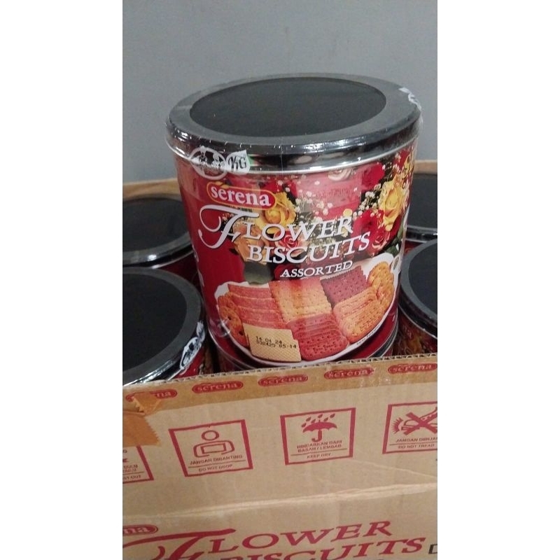 Jual Biskuit Serena Flower Kaleng | Shopee Indonesia