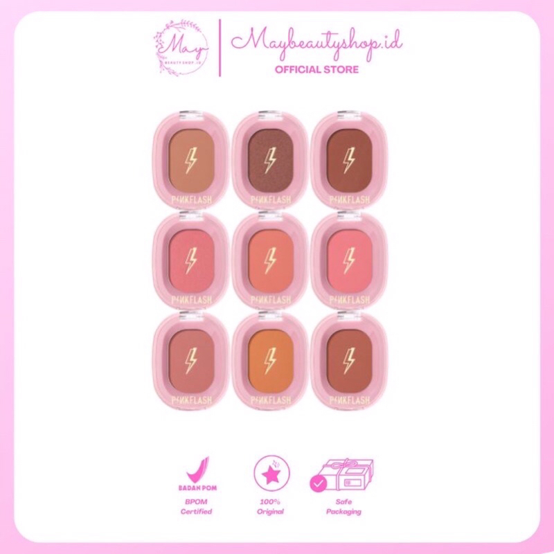Jual PINKFLASH Soft Pigment Blush | Merah pipi | Shopee Indonesia