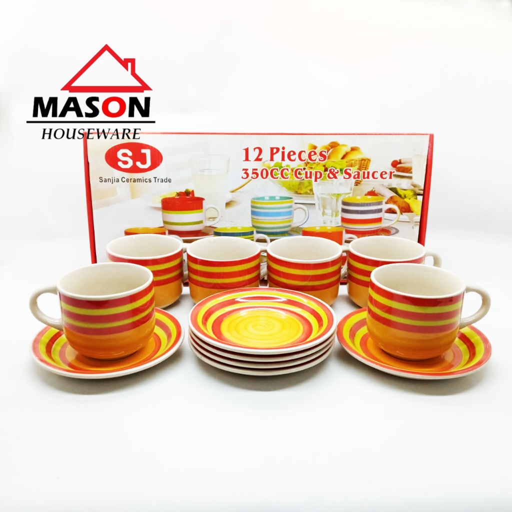 Jual CANGKIR KERAMIK / CANGKIR SET / CANGKIR TATAKAN / CANGKIR TEH KOPI ...