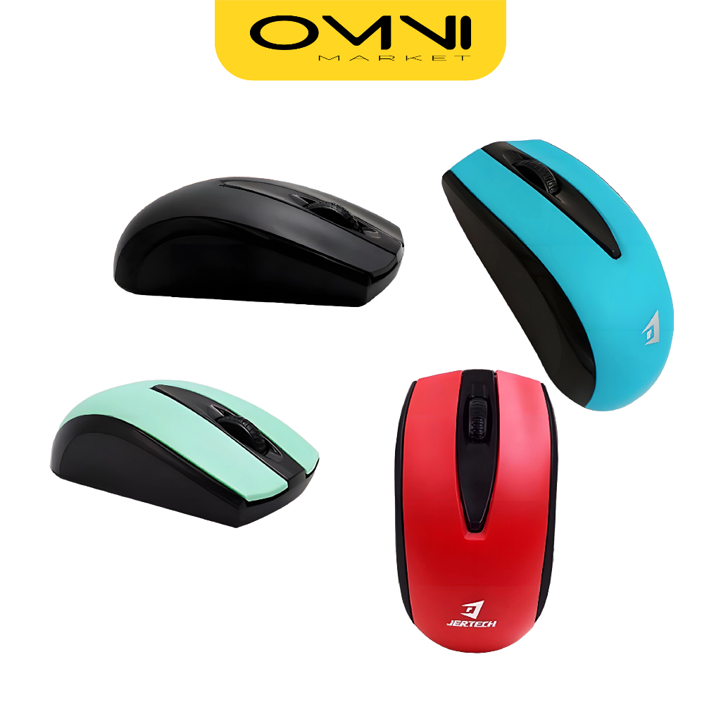 Jual Mouse Wireless Jertech Colorful JR1 Low Latency | Shopee Indonesia