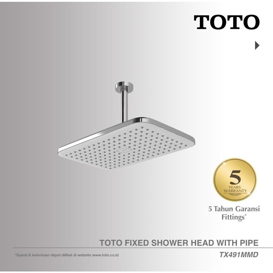 Jual TOTO Fixed Shower Head TX491MMD / Kepala Shower | Shopee Indonesia