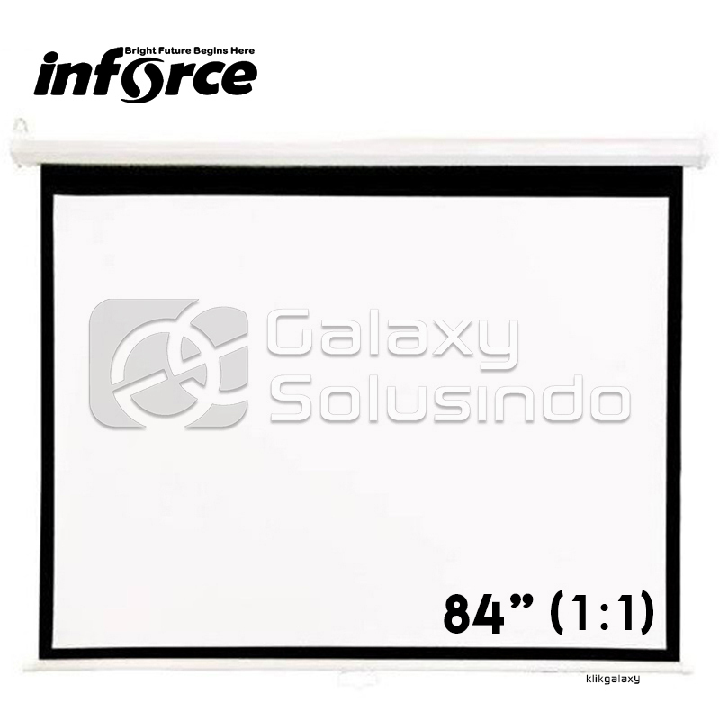 Jual INFORCE WallScreen 84" 1:1 Layar Projector Gantung | Shopee Indonesia