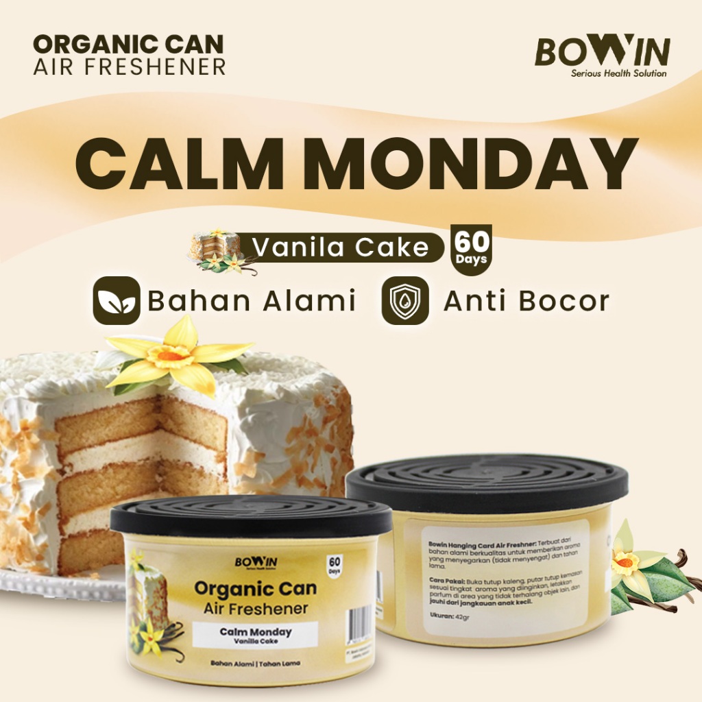 Jual Bowin Parfum Mobil Organic Can (Pengharum Ruangan, Aroma Terapi ...