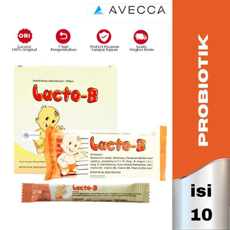 Jual Lacto-B 10 Sachet / Probiotik Untuk Diare | Shopee Indonesia