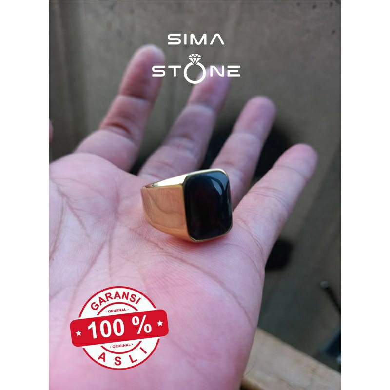 Jual Cincin Batu Akik Natural Kecubung Api/ Yaman Wulung Api Warna ...